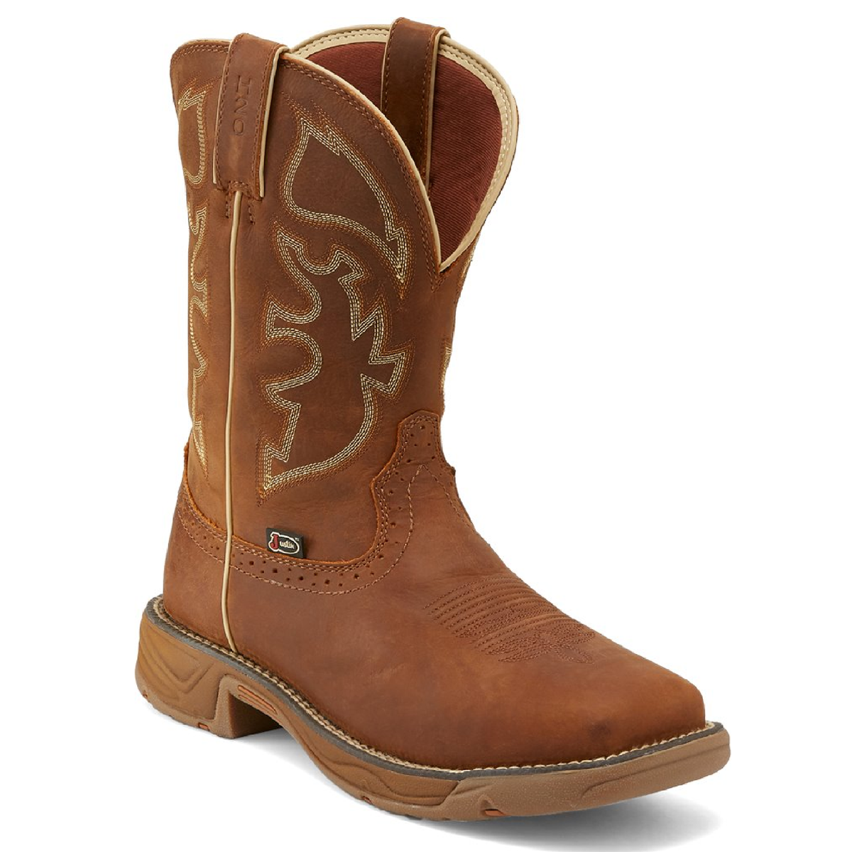Justin Work Mens Stampede | Style Rush WK4330 – Guys And Dolls Boots